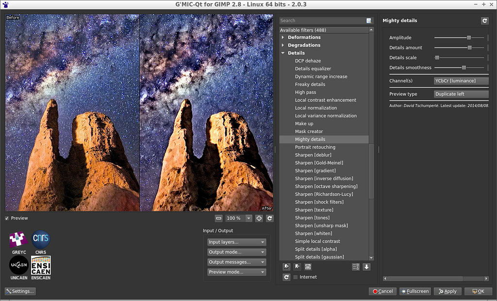 Release of G'MIC 2.0.3 - G'MIC - discuss.pixls.us