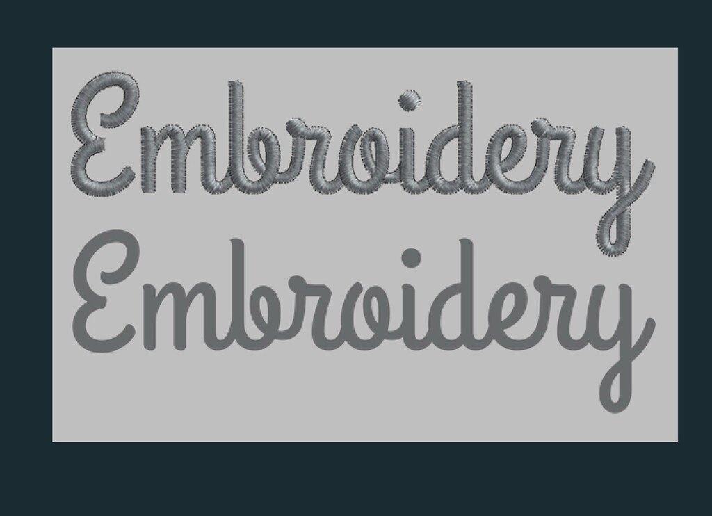 Embroidery font effect - GIMP - discuss.pixls.us