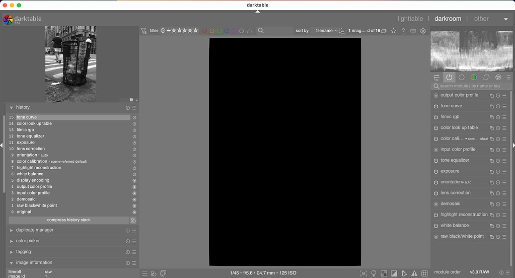 Black image with OpenCL in macOS M2 - darktable - discuss.pixls.us