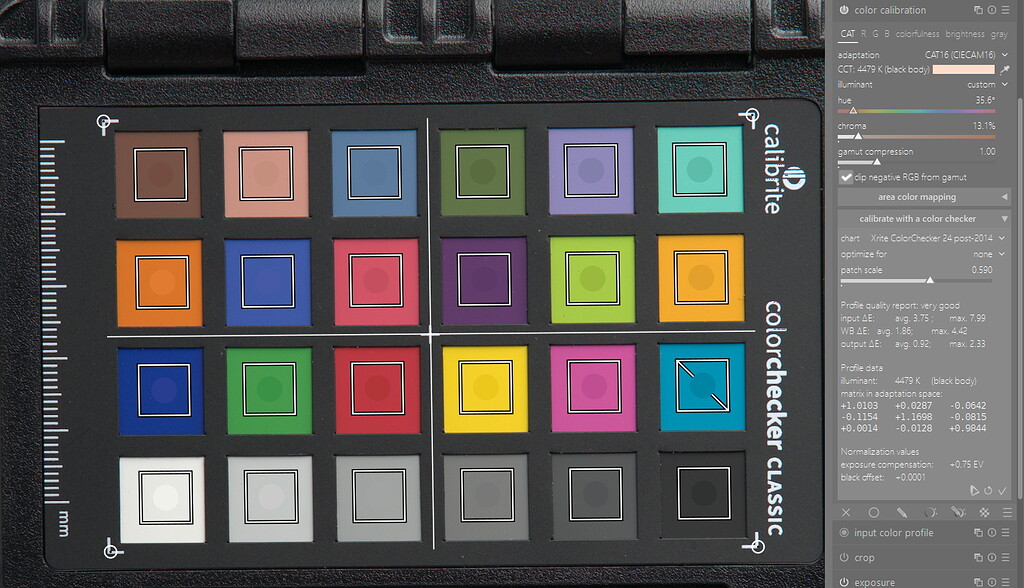White Balance within Color Calibration. Sony. - darktable - discuss.pixls.us