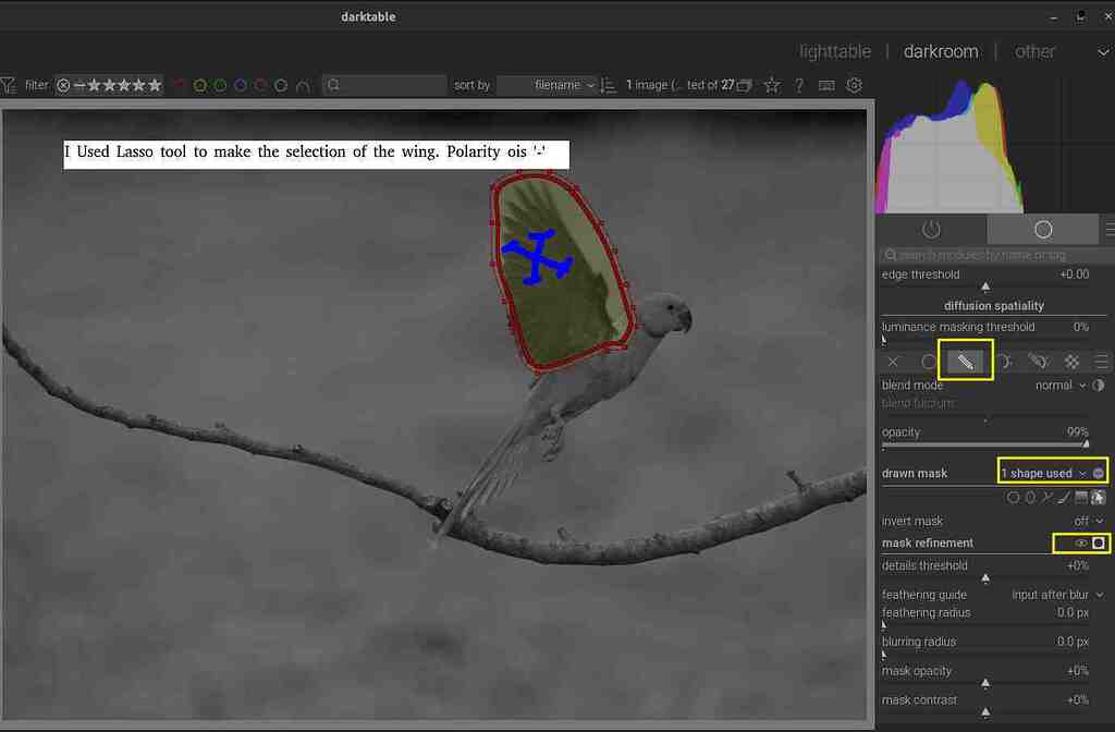 Drawn mask is not inverting as I expected - darktable - discuss.pixls.us