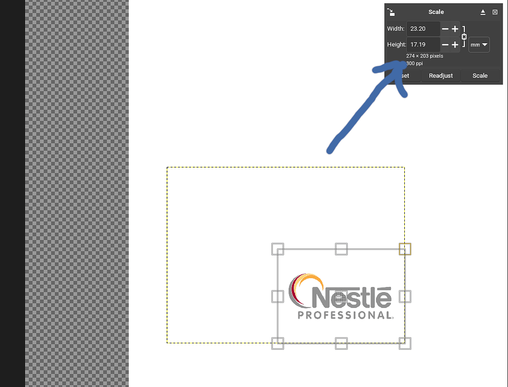 how can i change the ppi on layer scalling - GIMP - discuss.pixls.us