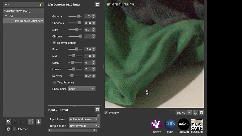 GMIC Noise reduction filter by Iain Fergusson 2019 - Processing ...