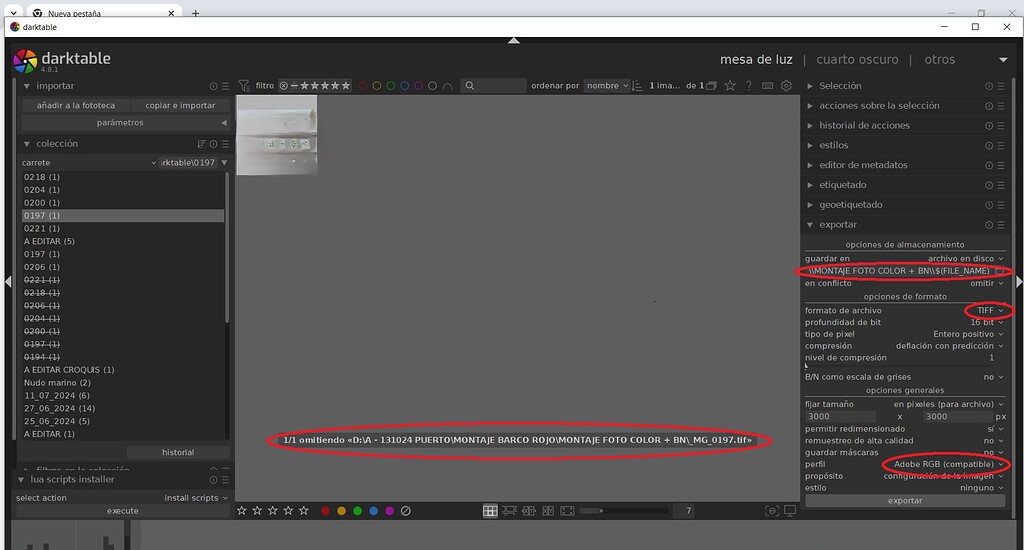 Darktable: DOES NOT EXPORT - darktable - discuss.pixls.us