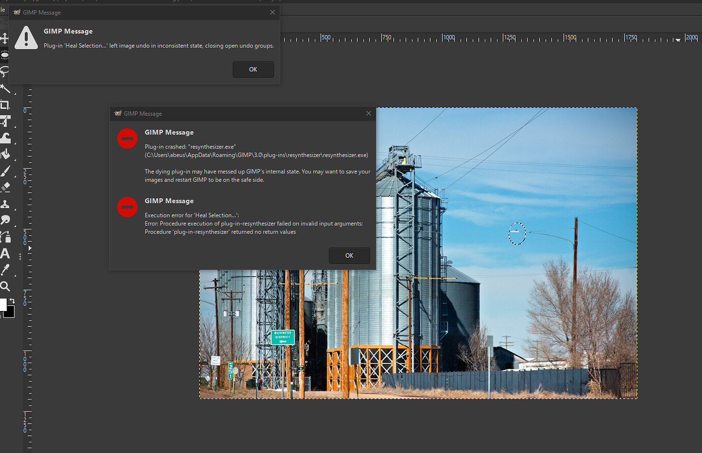 Need help installing Resynthesizer Plug in for Gimp 3.0 in Windows 10 ...