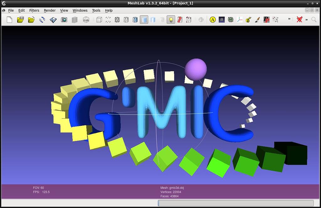 Export 3D objects to Wavefront .obj format - G'MIC - discuss.pixls.us