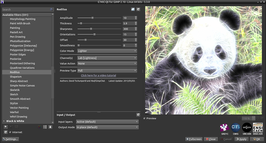 Release of G'MIC 3.3 - G'MIC - discuss.pixls.us