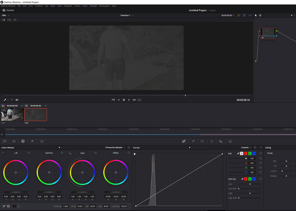16 bit float export looks weird in other applications, but 32 bit float ...