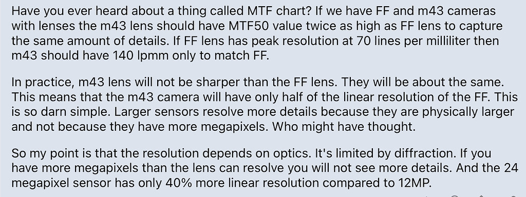 Do Crop Sensor Lenses Need to Have More Resolving Power Than Full Frame ...