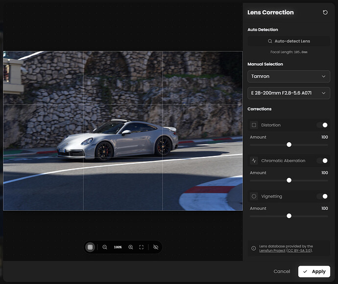 RapidRAW: Lens Correction (Rust implementation), Geometry Tools & More ...