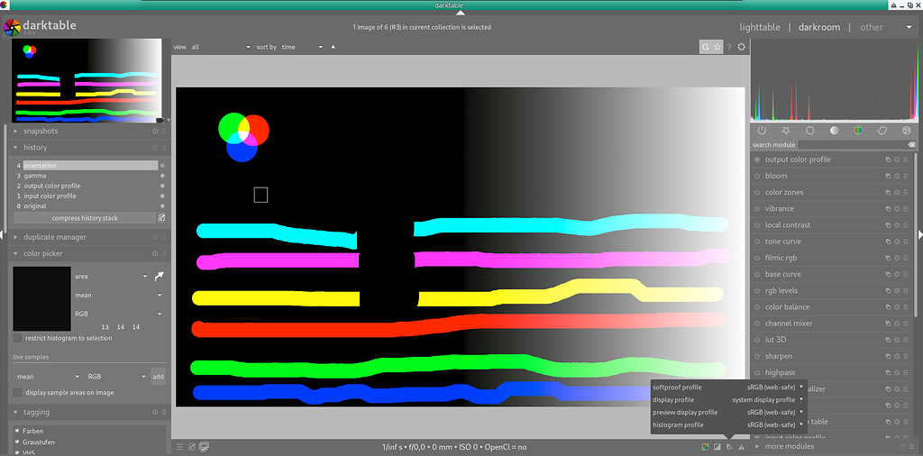 System color profile leading to different RGB values? - Software ...