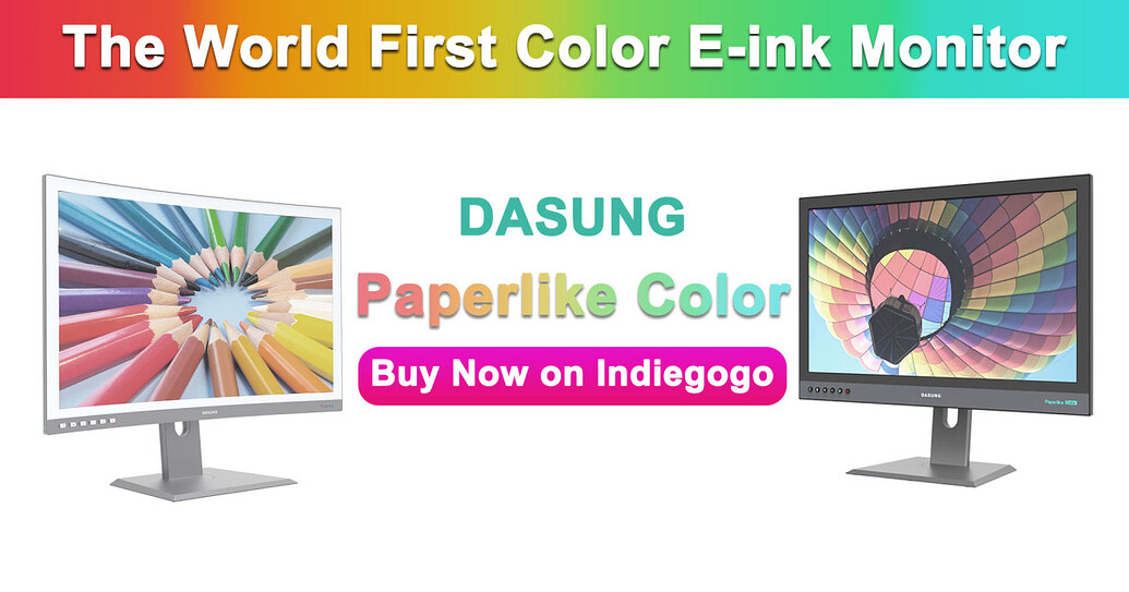 E-ink monitors color space - Hardware - discuss.pixls.us