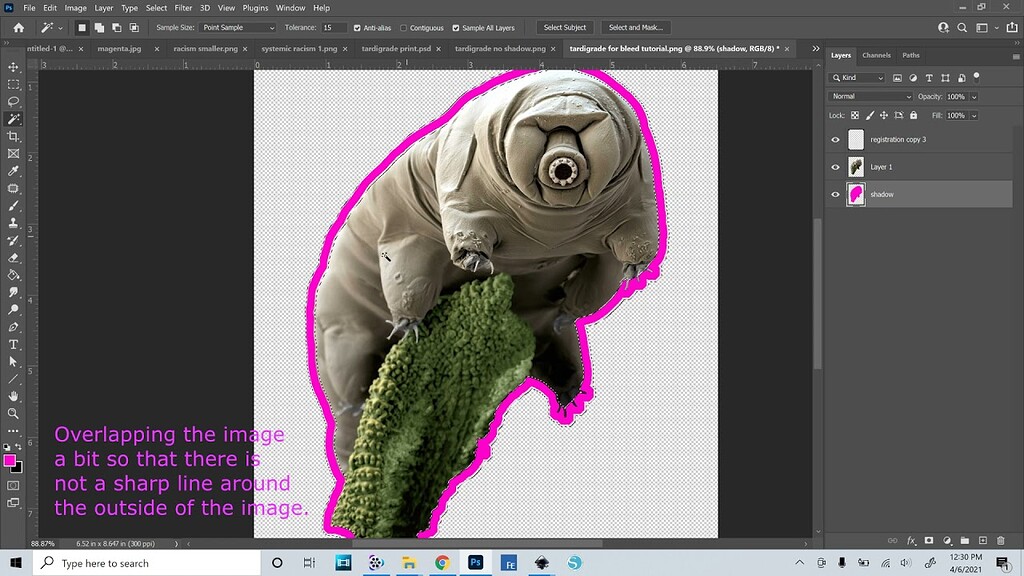 Creating a Color Matching border -ie: Mimic The Cricut Design Space ...