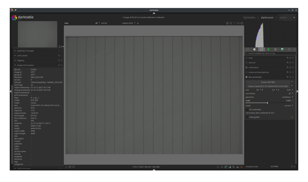 Lens correction module question - darktable - discuss.pixls.us