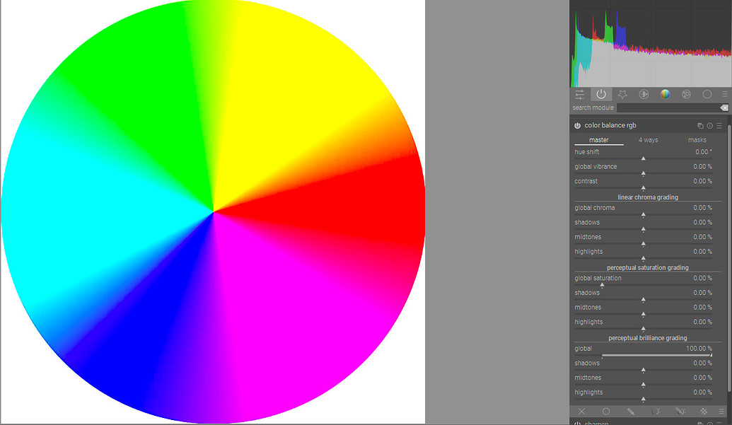 Strange effects with saturation in colour balance RGB and filmic ...