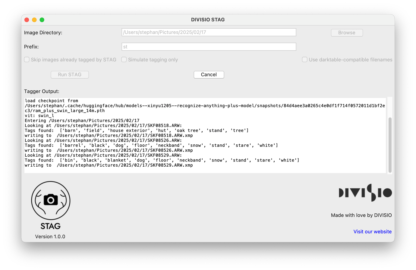 STAG – an open source tool for automatic image tagging - Software ...