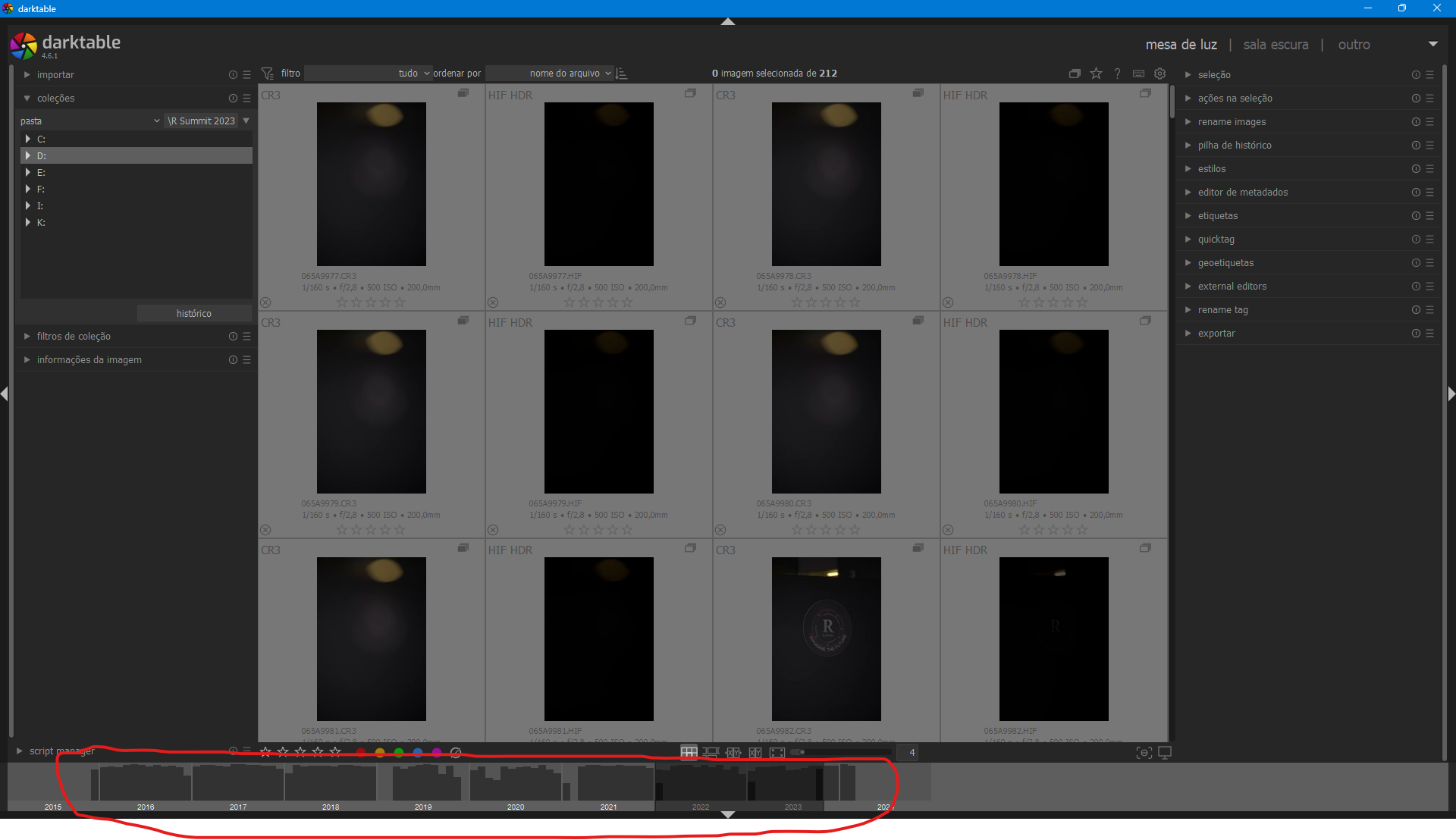 Missing in the Lighttable timeline - darktable - discuss.pixls.us