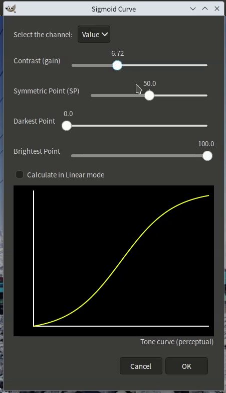 Python plug-in: Sigmoid curve - GIMP - discuss.pixls.us