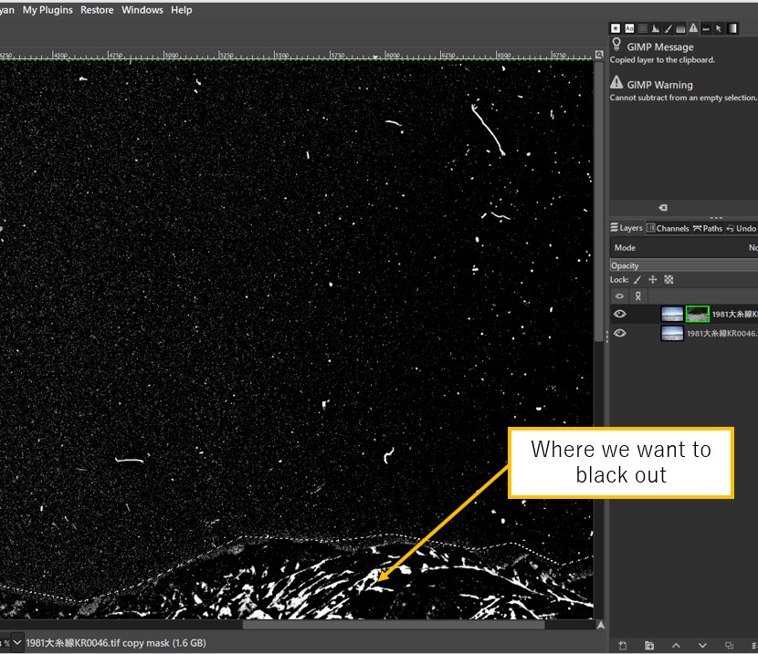 How to fix many dust and scratch spots on film-scanned images at once ...