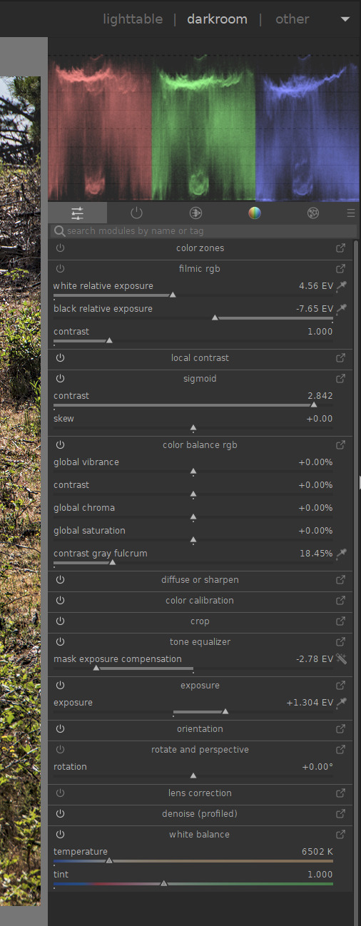 Quick Access Panel Customization - darktable - discuss.pixls.us