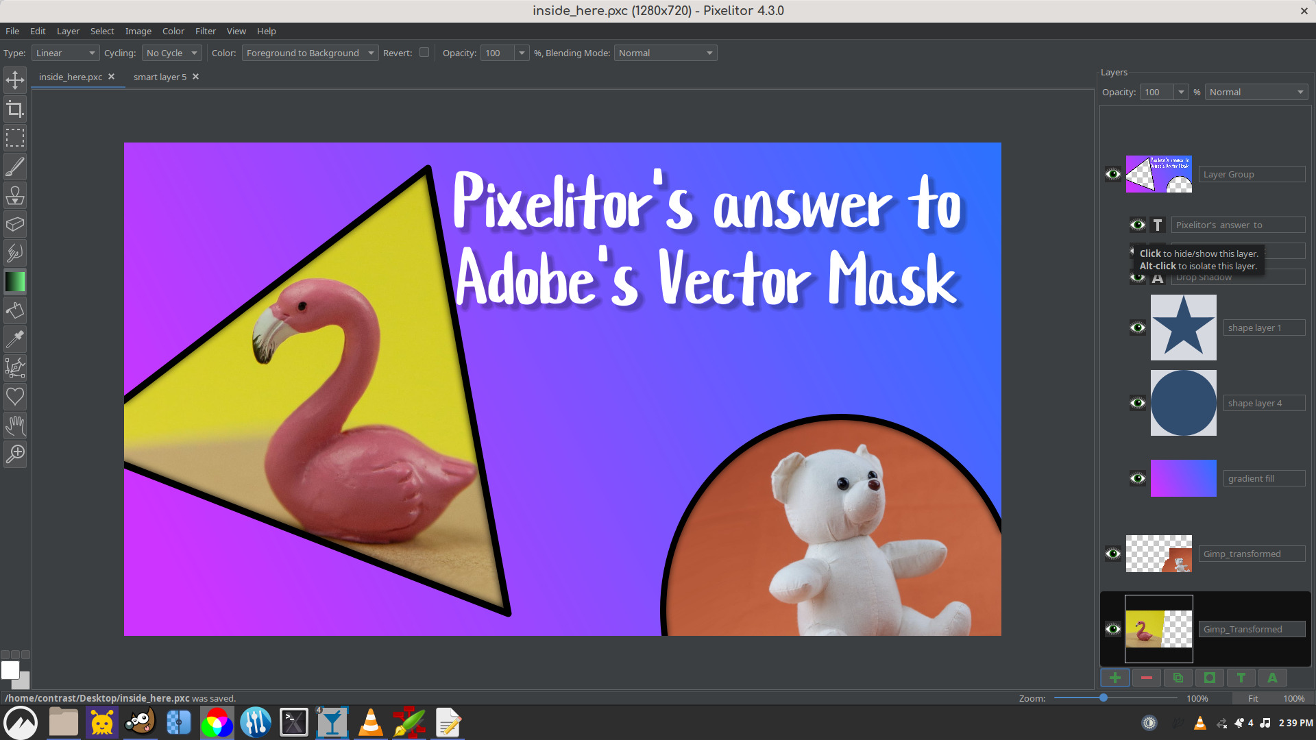 Card, Banner and thumbnail Workflows in FOSS using Gimp, Pixelitor and AIs - Showcase - discuss ...