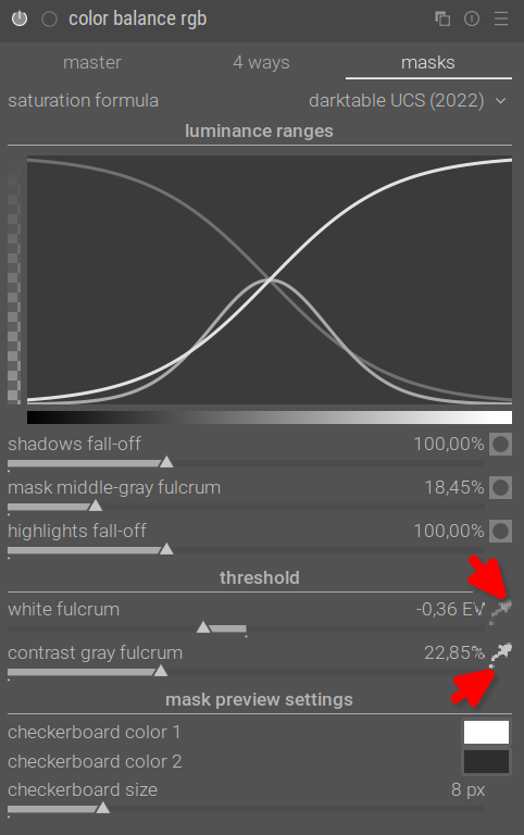 Shortcut for auto detect white thresholds in color balance rgb ...