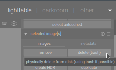 How to delete a file from disk in Lighttable? - darktable - discuss ...