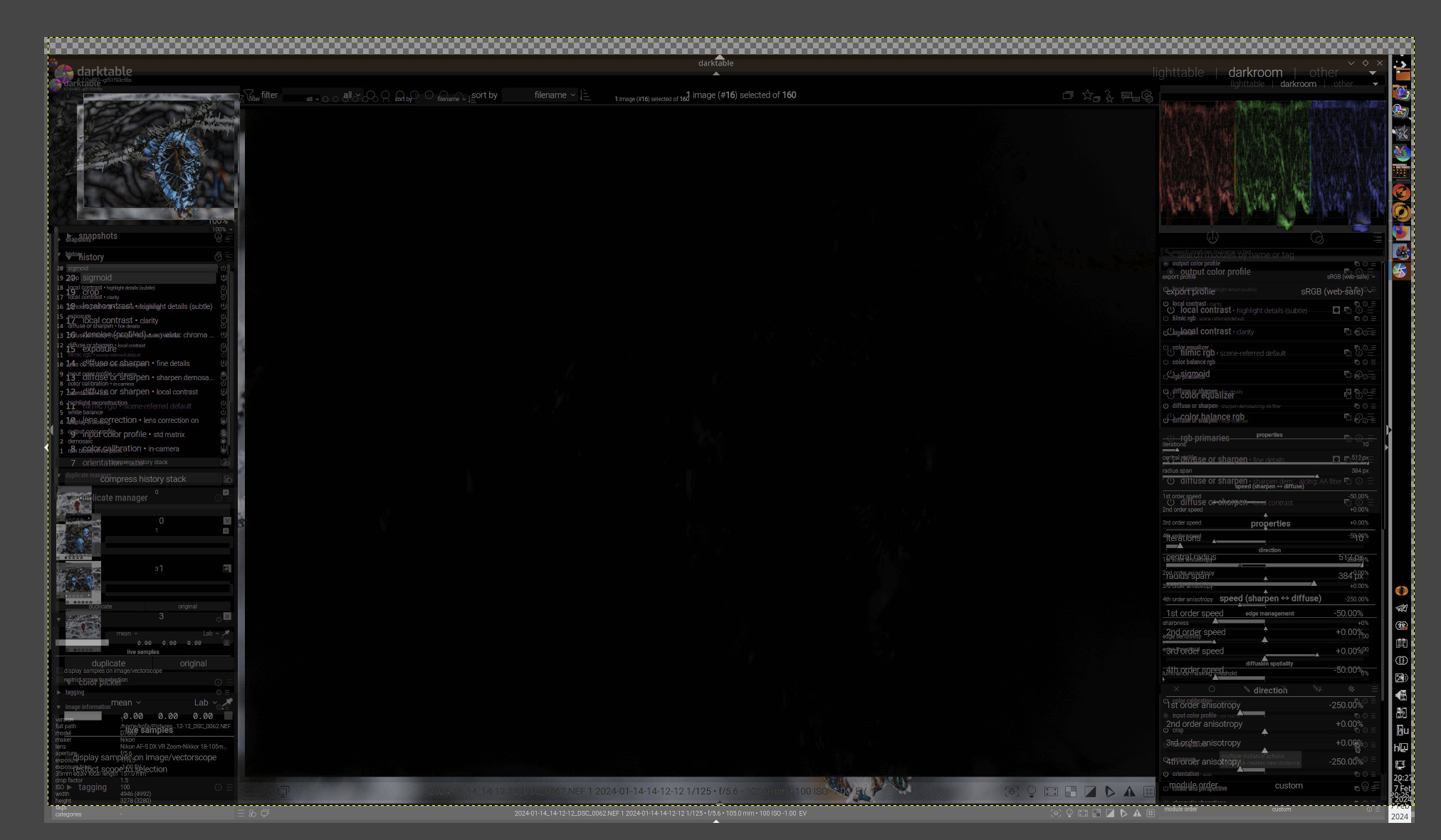 more darktable questions about font size and stuff - darktable - discuss.pixls.us