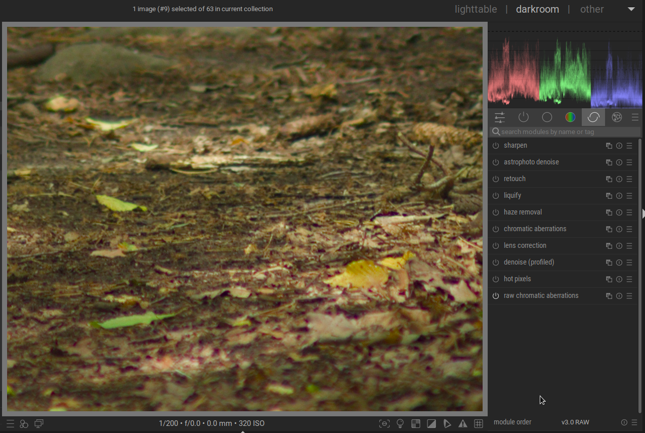Tone shift using Raw Chromatic Aberrations - darktable - discuss.pixls.us