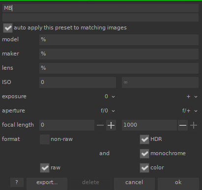 Default module order preset - darktable - discuss.pixls.us
