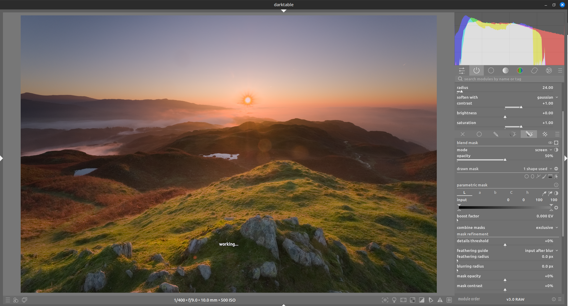 Why does this mask seemingly not work? - darktable - discuss.pixls.us