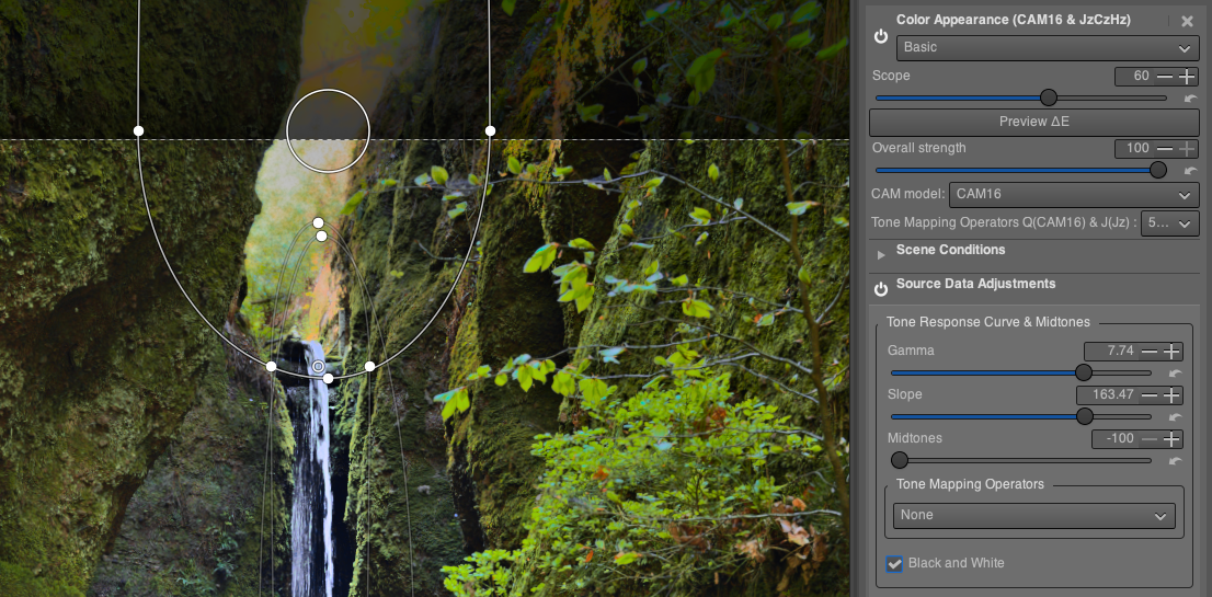 Waterfall Processing of the Drachenschlucht - Processing - discuss.pixls.us